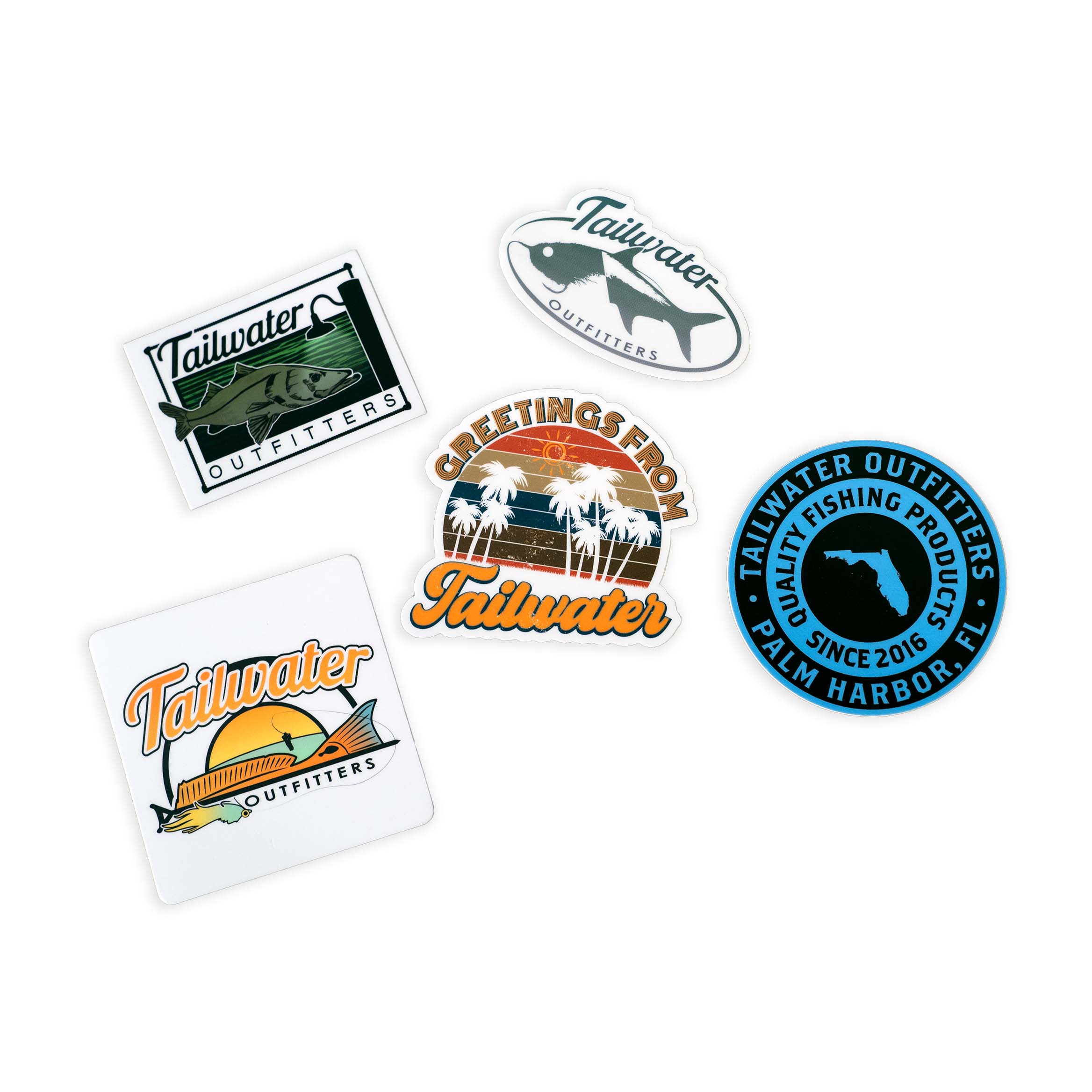 Tailwater Sticker Pack – Tailwater Outfitters
