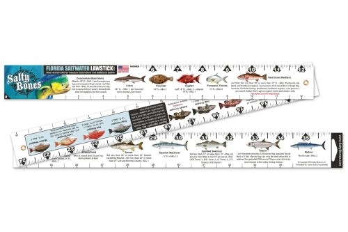 Salty Bones Florida Saltwater Folding Fishing Ruler – Tailwater Outfitters